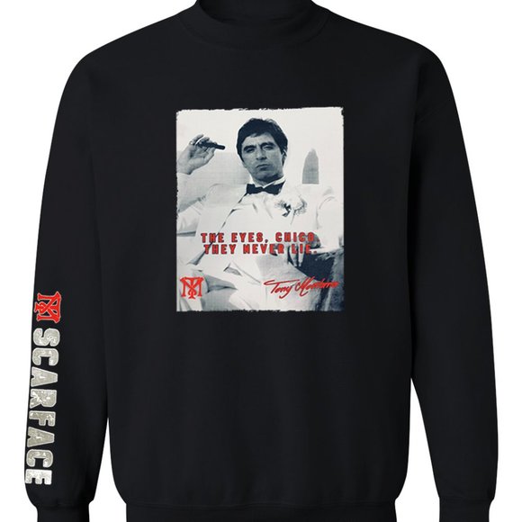 Shirts | Scarface Black Sweatshirt Unisex | Poshmark